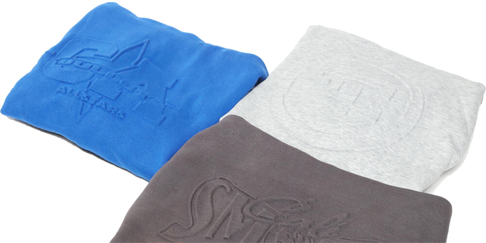 Exclusive Custom Embossed Sweatshirt in 30+ Unique Colors