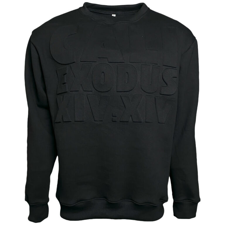 Exclusive Custom Embossed Sweatshirt in 30+ Unique Colors