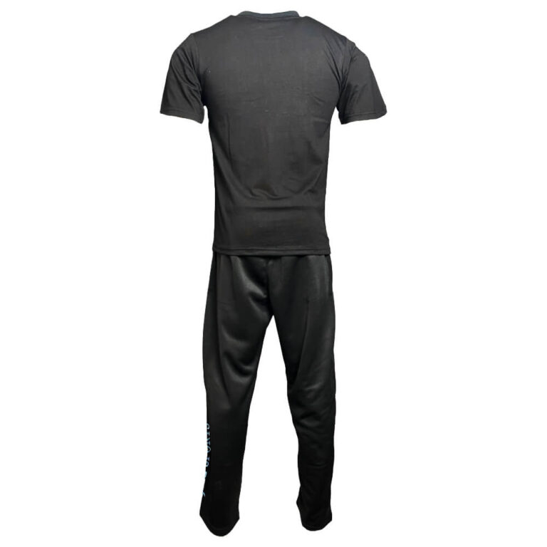Black Embroidered Custom Jogger Set | Redwood Sports