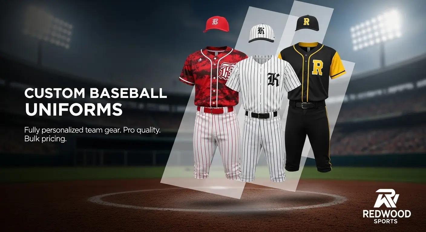 Custom Baseball Uniforms - Redwood Sports