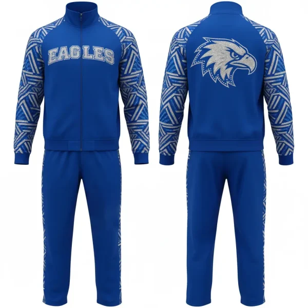 Royal Blue Eagles Cheer Tracksuit - Redwood Sports